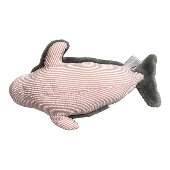 Preppy Pelican | Toys | The Preppy Pelican Plush Dolphin Grey With Pink ...